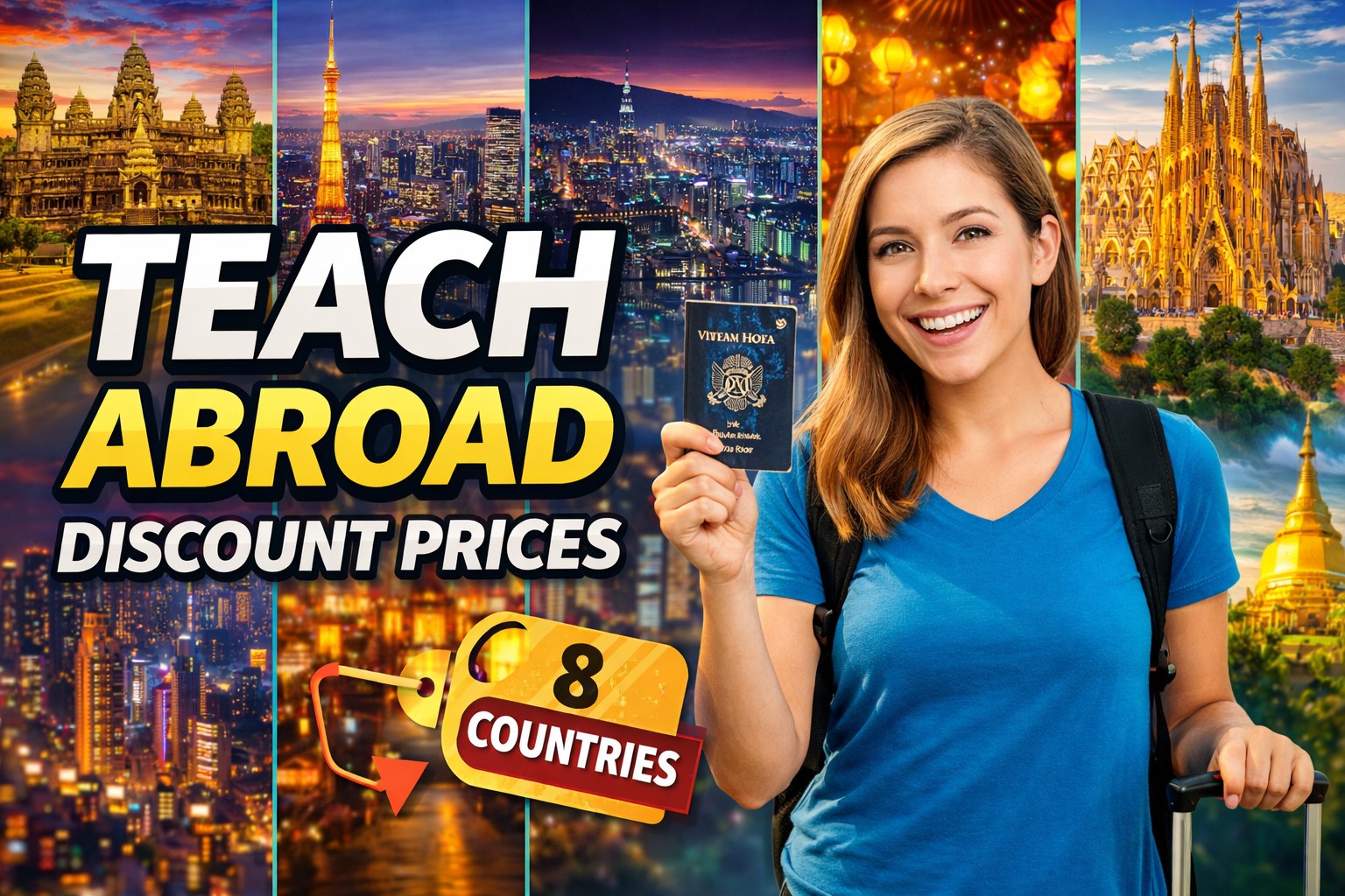 Teach Abroad Discounts: 8 Countries | English Wizards